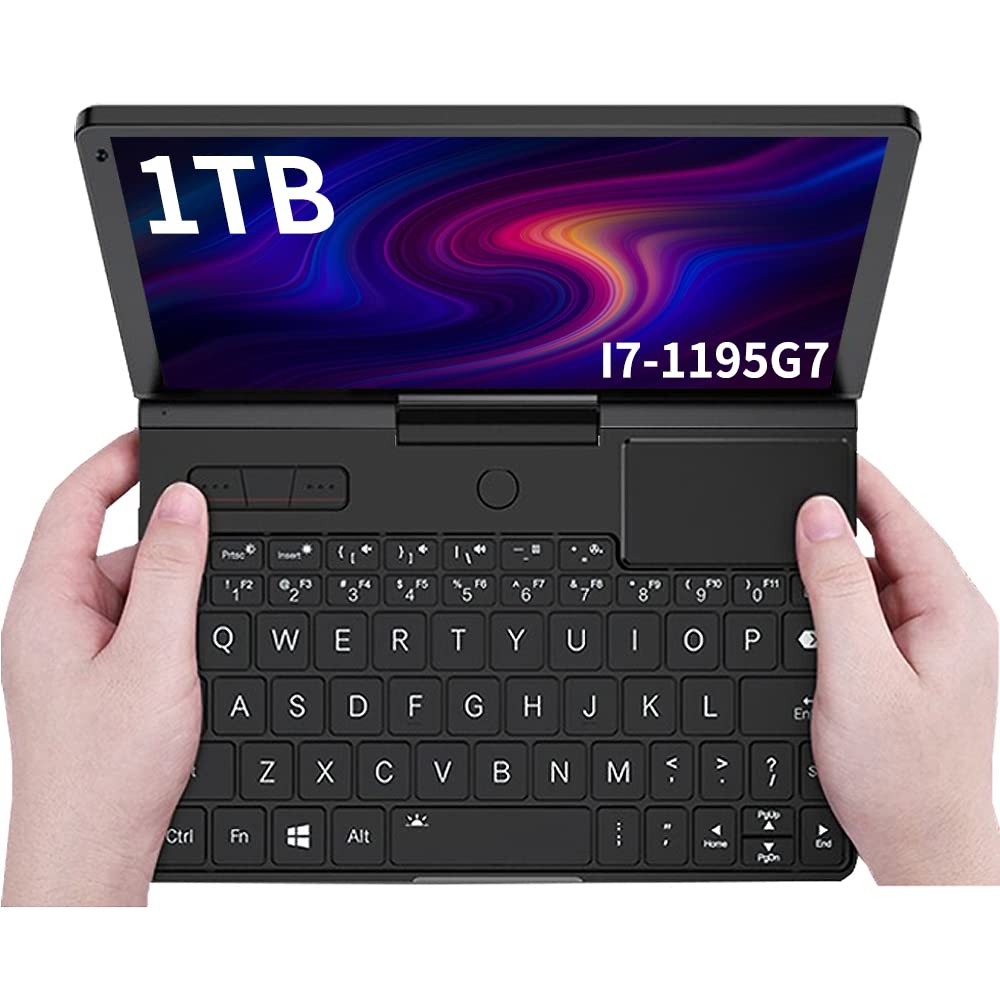 GPD Pocket 3 [11th Core CPU I7-1195G7-1TB] Modular and Full-Featured Handheld PC Notebook Laptop 1920×1200 Touchscreen Laptop Win 11 Home OS 16GB LPDDR4 RAM/1TB ROM