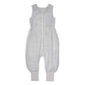 halo sleepsack toddler sleeping bag, luxe fleece wearable blanket, tog 2.0, grey, 2t