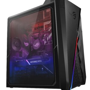 ASUS ROG Strix GA35 Gaming Desktop PC, GeForce RTX 3080, AMD Ryzen 9 5900X, 32GB DDR4 RAM, 1TB PCIe SSD + 2TB HDD, Dual Hot-Swap SSD Bays, ROG Scope & Chakram, Windows 10 Professional, GA35DX-XB989