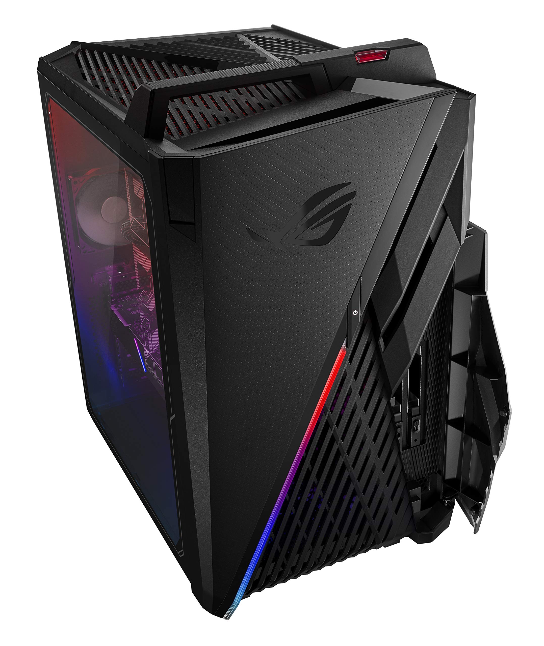 ASUS ROG Strix GA35 Gaming Desktop PC, GeForce RTX 3080, AMD Ryzen 9 5900X, 32GB DDR4 RAM, 1TB PCIe SSD + 2TB HDD, Dual Hot-Swap SSD Bays, ROG Scope & Chakram, Windows 10 Professional, GA35DX-XB989