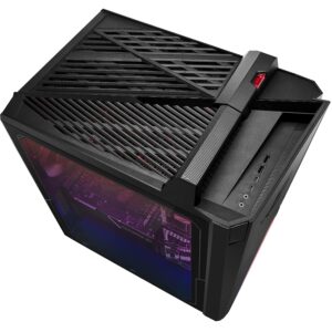 ASUS ROG Strix GA35 Gaming Desktop PC, GeForce RTX 3080, AMD Ryzen 9 5900X, 32GB DDR4 RAM, 1TB PCIe SSD + 2TB HDD, Dual Hot-Swap SSD Bays, ROG Scope & Chakram, Windows 10 Professional, GA35DX-XB989