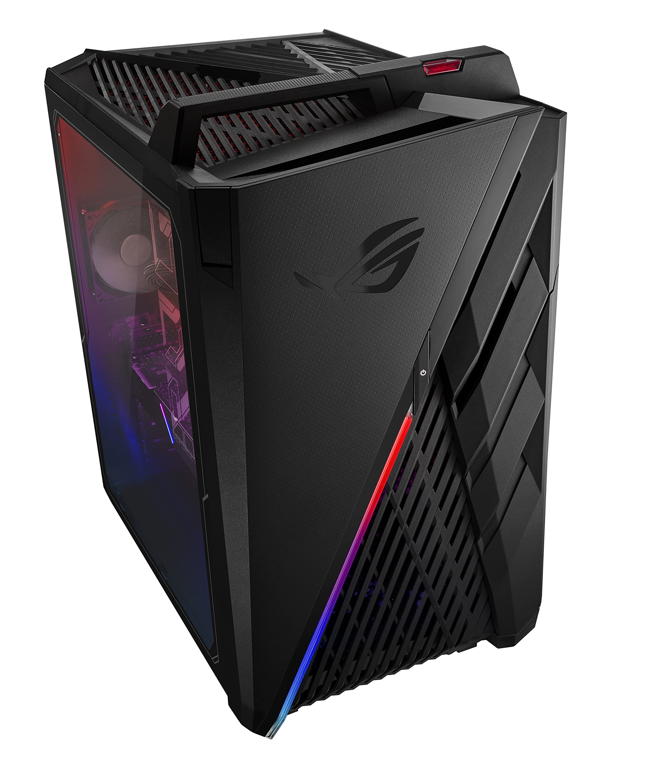 ASUS ROG Strix GA35 Gaming Desktop PC, GeForce RTX 3080, AMD Ryzen 9 5900X, 32GB DDR4 RAM, 1TB PCIe SSD + 2TB HDD, Dual Hot-Swap SSD Bays, ROG Scope & Chakram, Windows 10 Professional, GA35DX-XB989