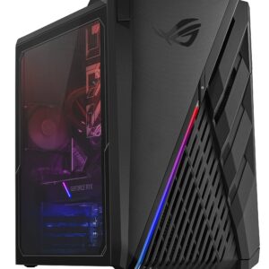 ASUS ROG Strix GA35 Gaming Desktop PC, GeForce RTX 3080, AMD Ryzen 9 5900X, 32GB DDR4 RAM, 1TB PCIe SSD + 2TB HDD, Dual Hot-Swap SSD Bays, ROG Scope & Chakram, Windows 10 Professional, GA35DX-XB989