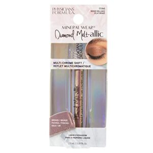 Cream Eyeshadow By Physicians Formula Mineral Wear Diamond Metallic Liquid Eyeshadow Shimmer Bronze Brilliance