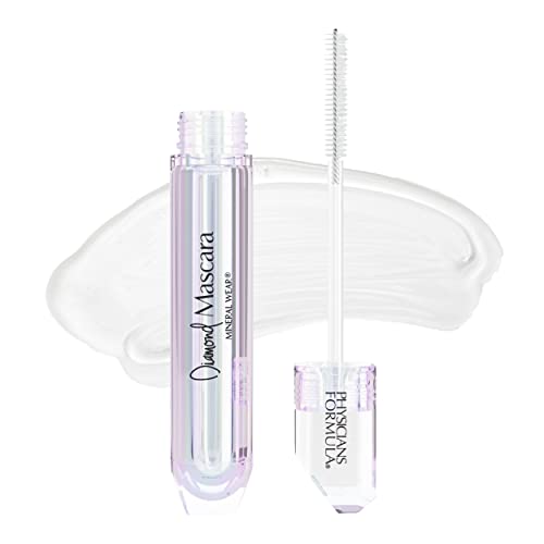 Physicians Formula Mineral Wear Diamond Mascara Clear Diamond, Dermatologist Tested, Opthahlamologist Approved, Sensitive Eyes