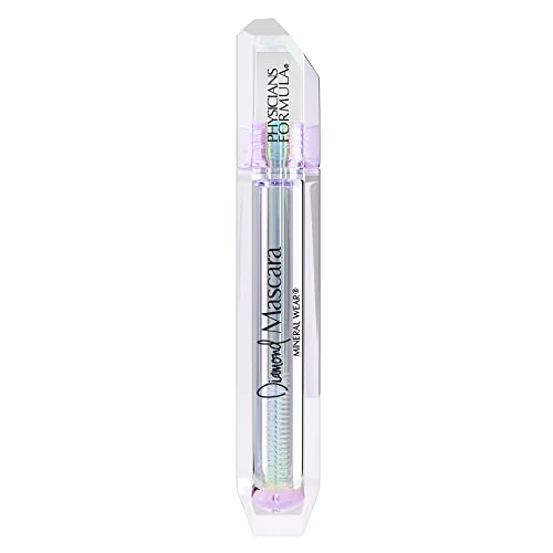 Physicians Formula Mineral Wear Diamond Mascara Clear Diamond, Dermatologist Tested, Opthahlamologist Approved, Sensitive Eyes