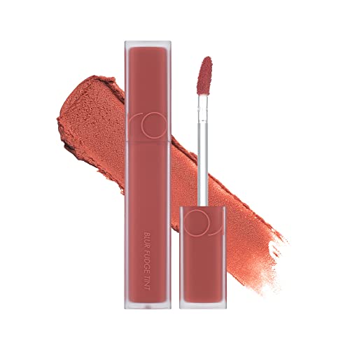 rom&nd BLUR FUDGE TINT | matte lipstick| light weight| cream type| super stay| k-beauty| highly pigment|moisturizing,0.17oz (01 POMELOCO)