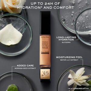 Lancôme Teint Idole Ultra Wear All Over Full Coverage Concealer - Natural Matte Finish & Lightweight Under Eye Concealer - Up To 24H Wear - 215 Buff Neutral