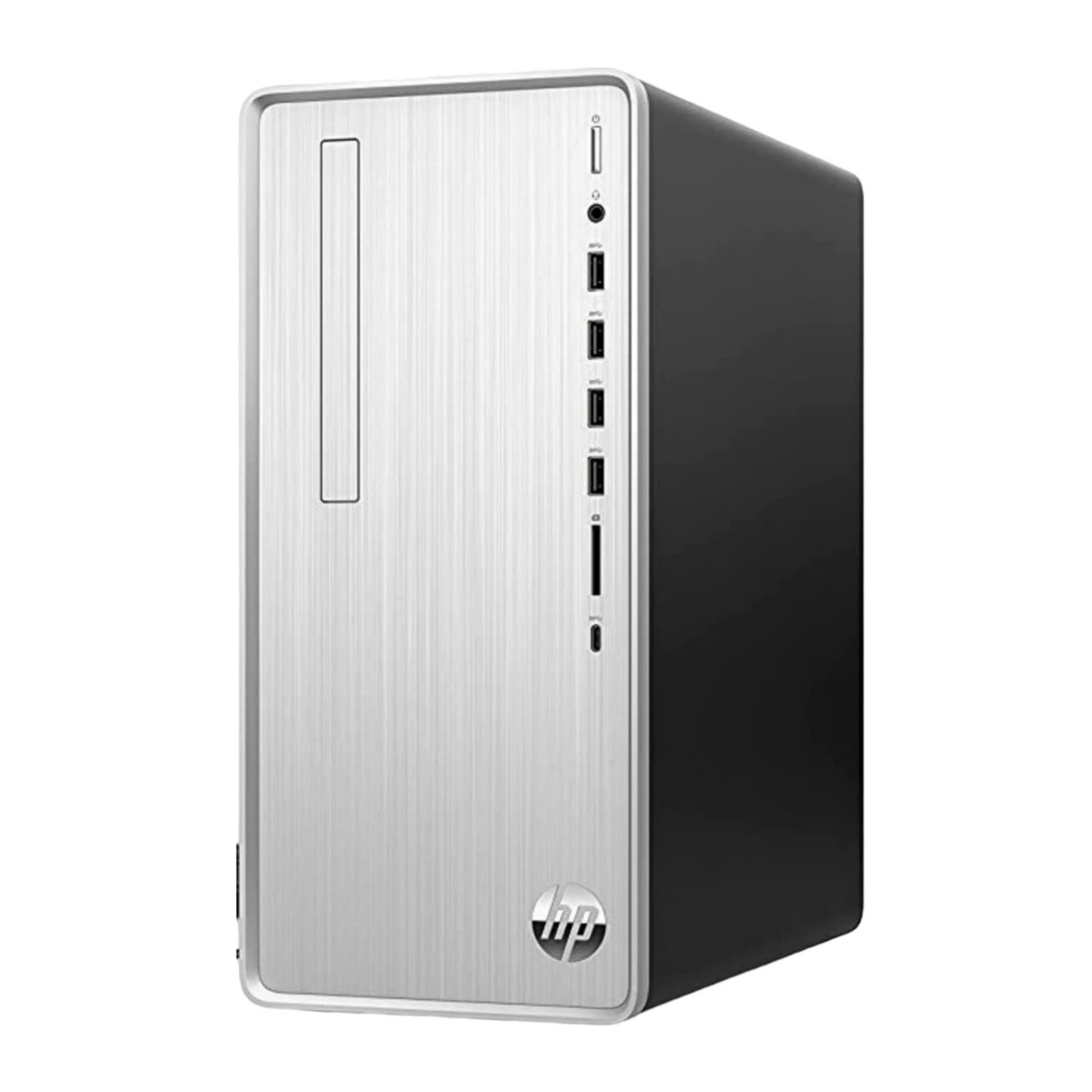 HP Pavilion Desktop PC, AMD Ryzen 5 5600G, 12 GB RAM, 512 GB SSD, Windows 11 Home, Wi-Fi 5 & Bluetooth Connectivity, 9 USB Ports, Wired Keyboard and Mouse Combo, Pre-Built PC Tower (TP01-2040, 2022)