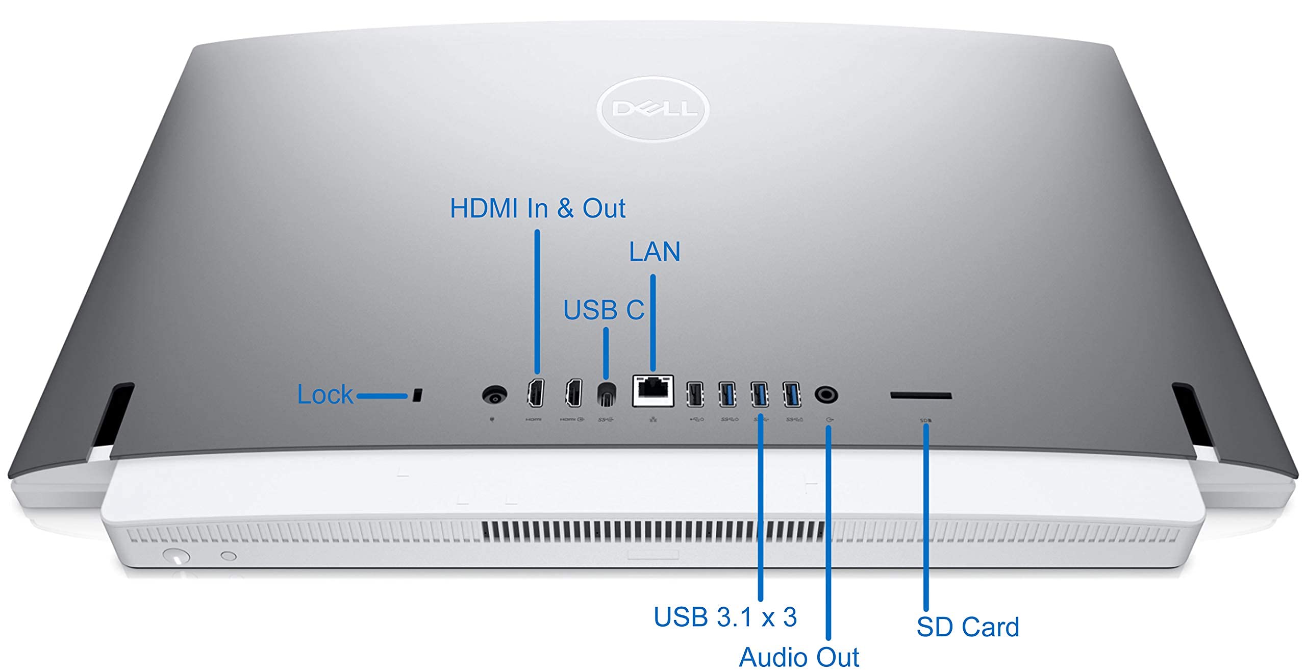 Dell Inspiron 5400 All in One Desktop Computer, 23.8” FHD Touchscreen, Intel 11th Gen i7-1165G7 Upto 4.7GHz, 32GB RAM, 2TB SSD, Webcam, HDMI, SD-Card, USB Type-C - Windows 10 Pro (Renewed)