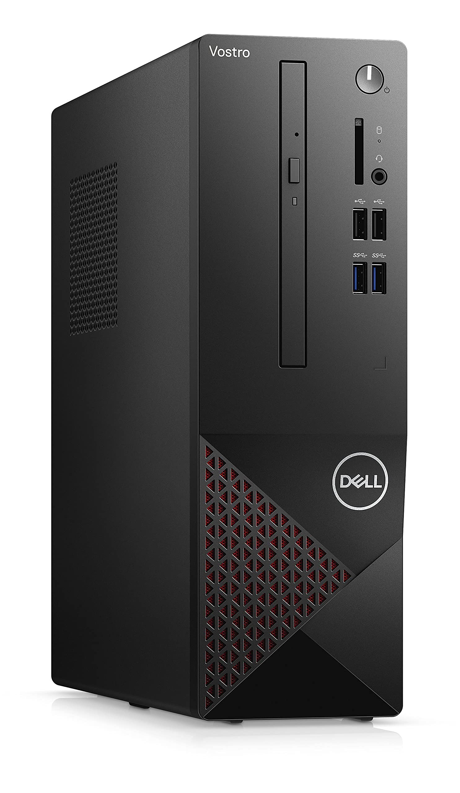 Dell Vostro 3681 Small Form Factor Desktop - Intel Core i3-10100 Upto 4.3 GHz, 16GB RAM, 256GB M.2 NVMe SSD, Intel UHD Graphics 630 4K Support, HDMI, VGA, Wi-Fi, Bluetooth - Windows 10 Pro (Renewed)