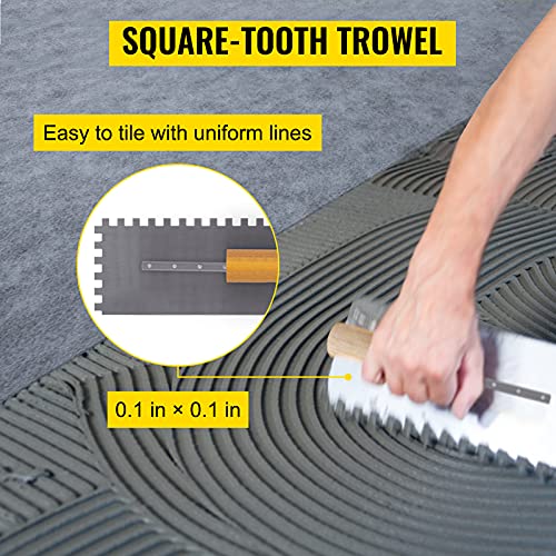 VEVOR Shower Curb Kit, 38"x60" ABS Watertight Shower Curb Overlay with 4" ABS Offset Bonding Flange, 4" Stainless Steel Grate and Trowel, Cuttable Shower Curb, Shower Pan Fit for Bathroom