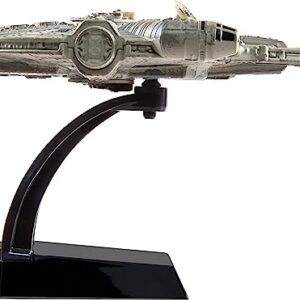 Hot Wheels Star Wars Starships Select Millennium Falcon Vehicle, Premium Collectible Replica with Movable Part & Display Stand