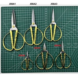 Fengtaiyuan J08A2, Stainless Steel Scissors, Office, Tailor Cutting, golden scissors (J08A2)