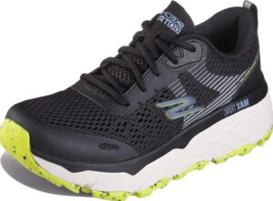 skechers max cushioning elite trail black/lime 7 b (m)