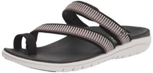 ryka women's stella sandal black 8 m