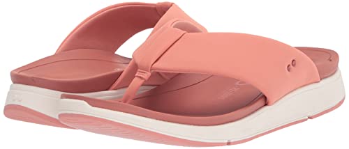 Ryka Women's Timid Thong Sandal Clay Pink 8 W