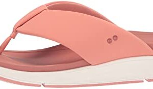 Ryka Women's Timid Thong Sandal Clay Pink 8 W