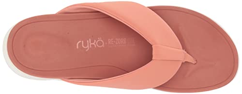 Ryka Women's Timid Thong Sandal Clay Pink 8 W