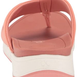 Ryka Women's Timid Thong Sandal Clay Pink 8 W