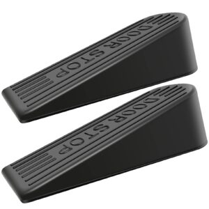 amffye door stoppers 2pack door stoppers wedge heavy duty door stoppers for bottom of door rubber strong doorstop height up to 2 inches