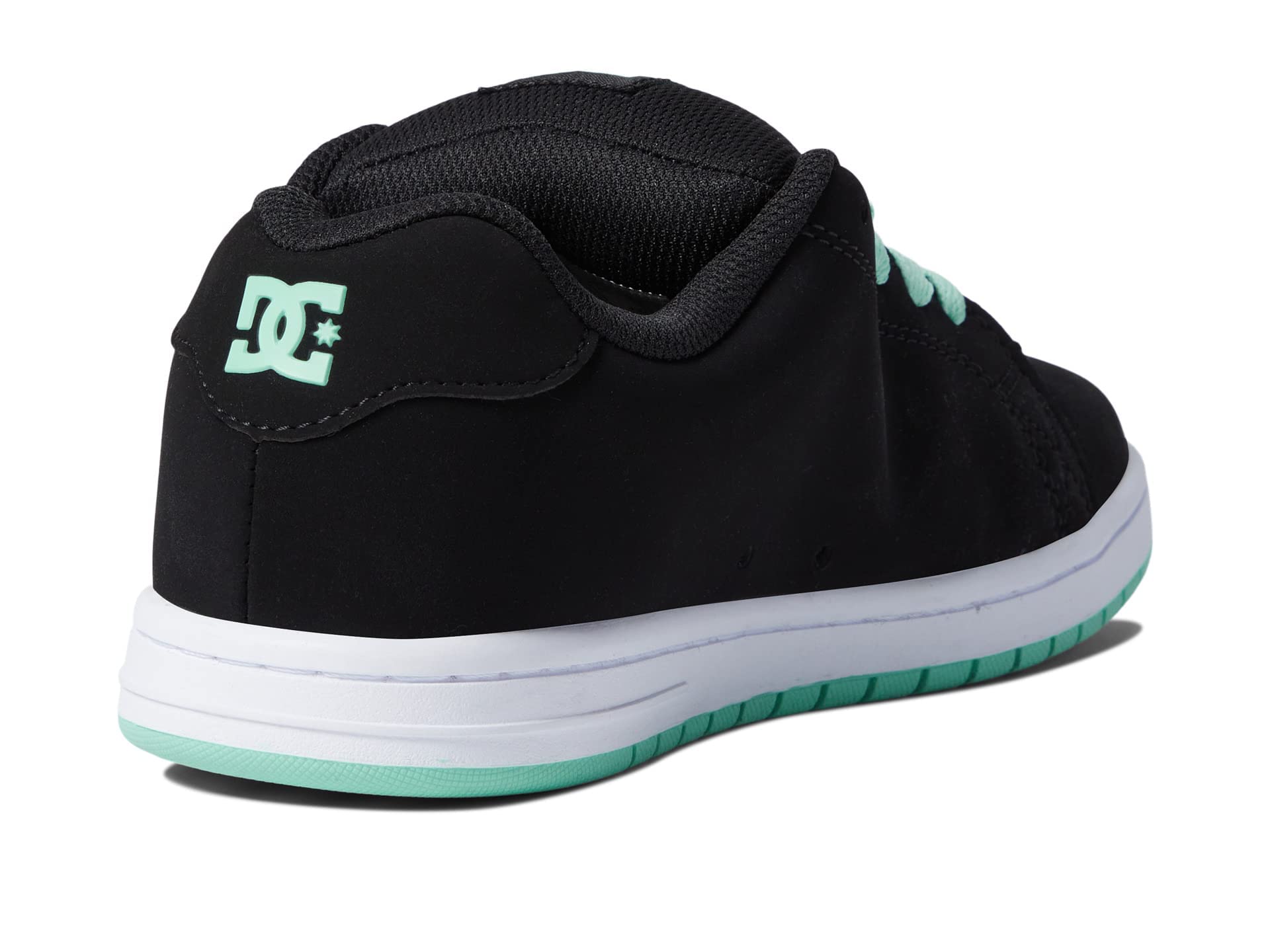 DC Womens Gaveler Casual Low Top Skate Shoes Sneakers Black/Green 8.5 B - Medium