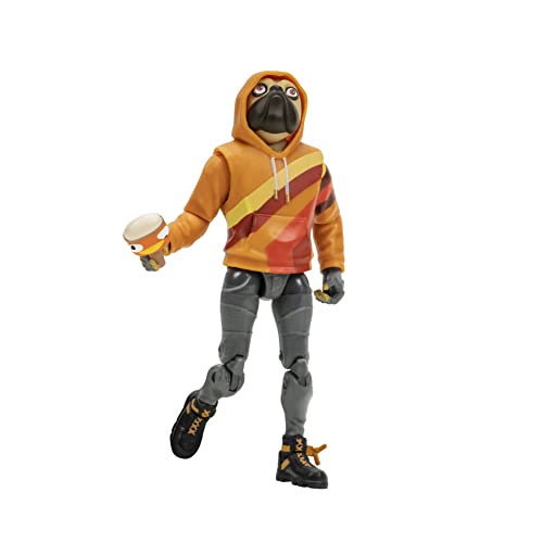 FORTNITE DOGGO (EMOTE Series) - 4-inch Articulated Figure with Lil’ Treat Emote Vehicle and Snow Pop Accessory