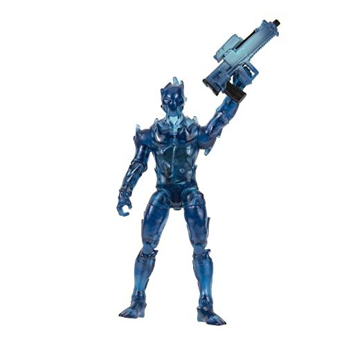 FORTNITE Zero (Master Grade) - 4-Inch Articulated Light Up Figure with Harvesting Tool, Back Bling, and Weapons