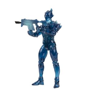 FORTNITE Zero (Master Grade) - 4-Inch Articulated Light Up Figure with Harvesting Tool, Back Bling, and Weapons