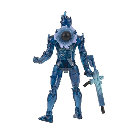 FORTNITE Zero (Master Grade) - 4-Inch Articulated Light Up Figure with Harvesting Tool, Back Bling, and Weapons