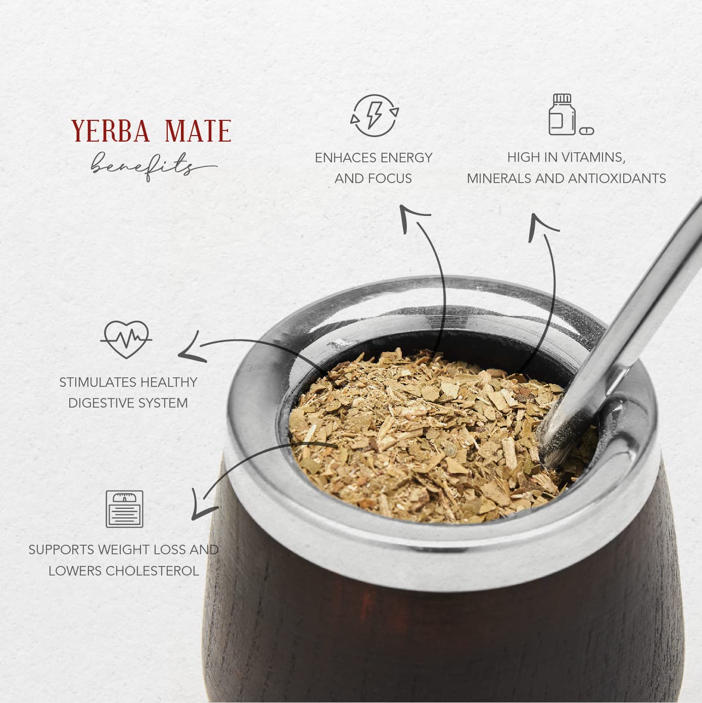 BALIBETOV Selected Collection - Yerba Mate Gourd (Mate Cup) - Premium Mate Gourd With German Silver Details - Includes Stainless Steel Bombilla and Cleaning Brush. (The Chaco Mate)