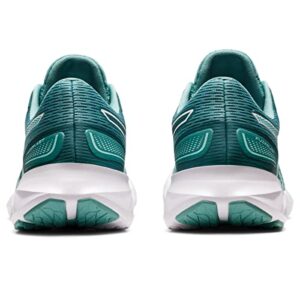 ASICS Women's FUZEBLAST Running Shoes, 7.5, Oasis Green/White