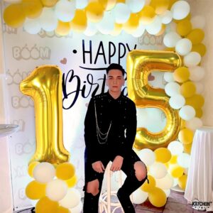 KatchOn, Giant Gold Number 15 Balloons - 40 Inch | 15 Balloons Number Gold, 15th Birthday Decorations for Boys | 15 Gold Balloon Number | Gold 15 Balloon Numbers, 15 Birthday Decorations for Girls