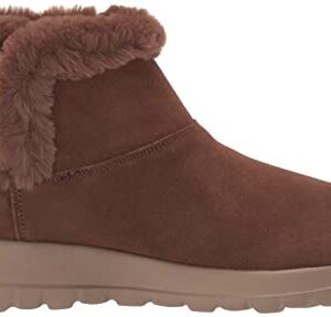 Skechers Women's ON-The-GO Joy-Bundle UP Fashion Boot, Brown, 8