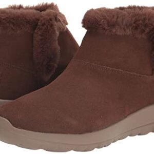 Skechers Women's ON-The-GO Joy-Bundle UP Fashion Boot, Brown, 8