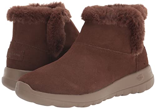 Skechers Women's ON-The-GO Joy-Bundle UP Fashion Boot, Brown, 8