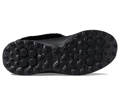 Skechers Women's GO Walk Lounge-Chillin Slipper, Black/Black, 9