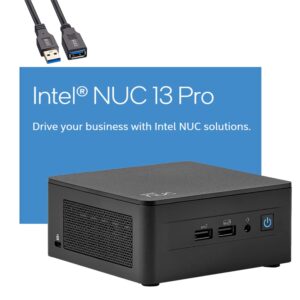 Intel NUC 11 Enthusiast NUC11PHKI7CAA0 GeForce RTX 2060 6GB Windows 10 Pro Business Mini PC Kit Desktop Computer, Quad-Core i7-1165G7, 32B DDR4 RAM, 2TB PCIe SSD, WiFi 6, 64GB Flash Drive