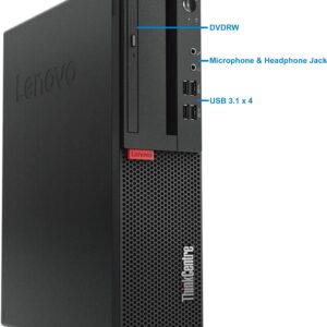 Lenovo ThinkCentre M910S Small Form Factor Desktop Computer - Intel i5-7500 Upto 3.8GHz, 16GB Ram, 512GB SSD, AC Wi-Fi, Bluetooth, VGA, DisplayPort, HDMI, DVD-RW, SD-Card Reader - Windows 10 Pro