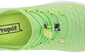 Propét Women's TravelBound Sneakers, Green Apple, 10 X-Wide US