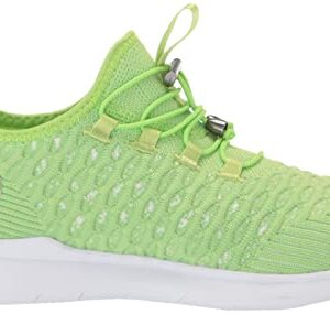 Propét Women's TravelBound Sneakers, Green Apple, 10 X-Wide US