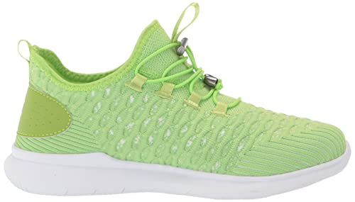 Propét Women's TravelBound Sneakers, Green Apple, 10 X-Wide US