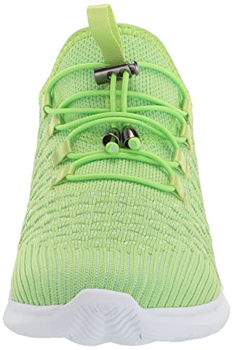 Propét Women's TravelBound Sneakers, Green Apple, 10 X-Wide US