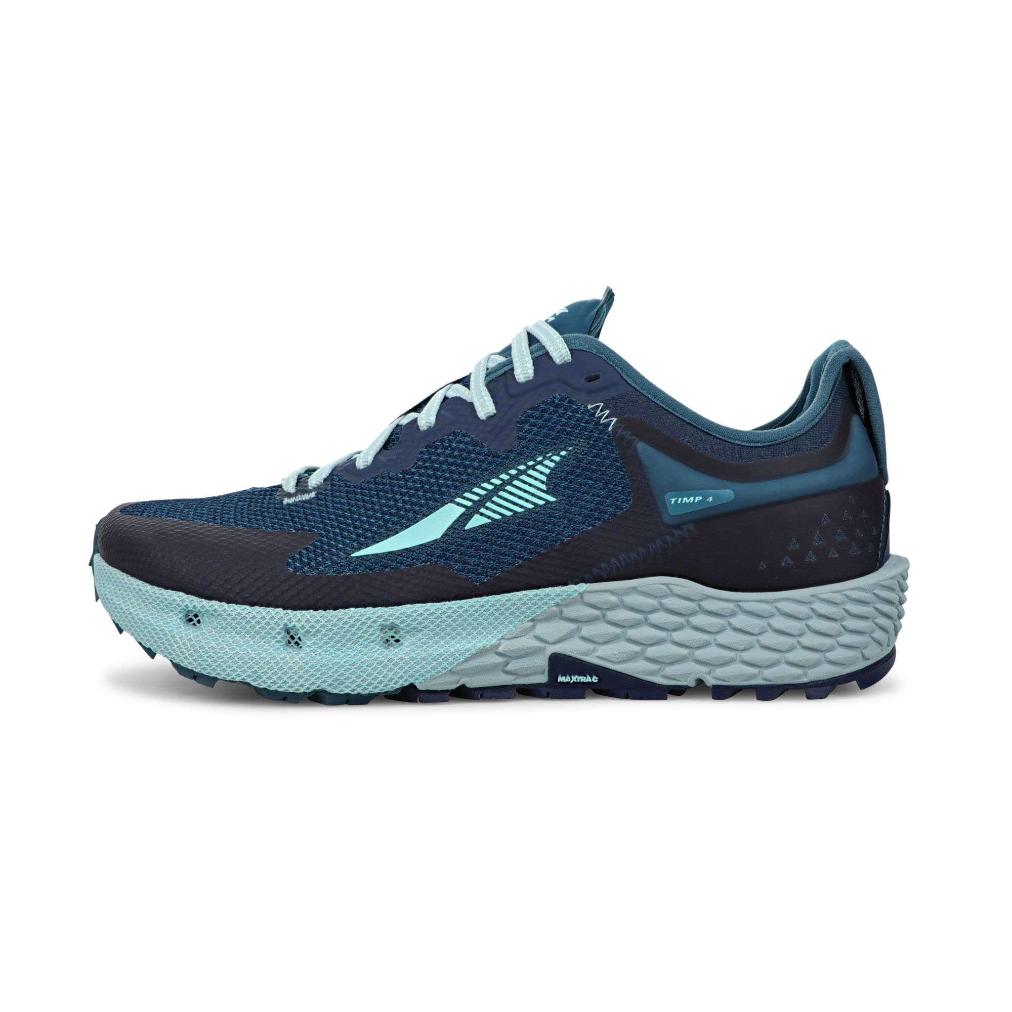 ALTRA Women's AL0A548C TIMP 4 Trail Running Shoe, Deep Teal - 8.5 M US