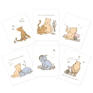 lambs & ivy disney baby classic pooh unframed nursery/child wall art