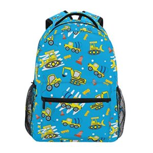 cute car cartoon excavator backpack bookbags daypack kids girls boys blender backpacks laptop bags school purse travel sports water resistant men women