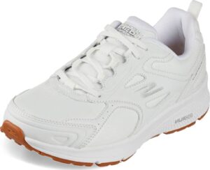 skechers women's go run consistent-broad spectrum sneaker, white, 8 wide