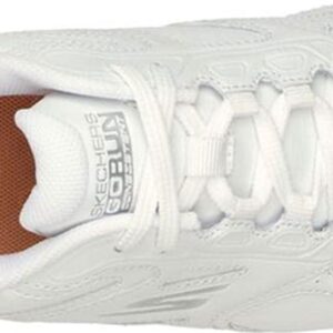 Skechers Women's GO Run CONSISTENT-Broad Spectrum Sneaker, White, 8 Wide