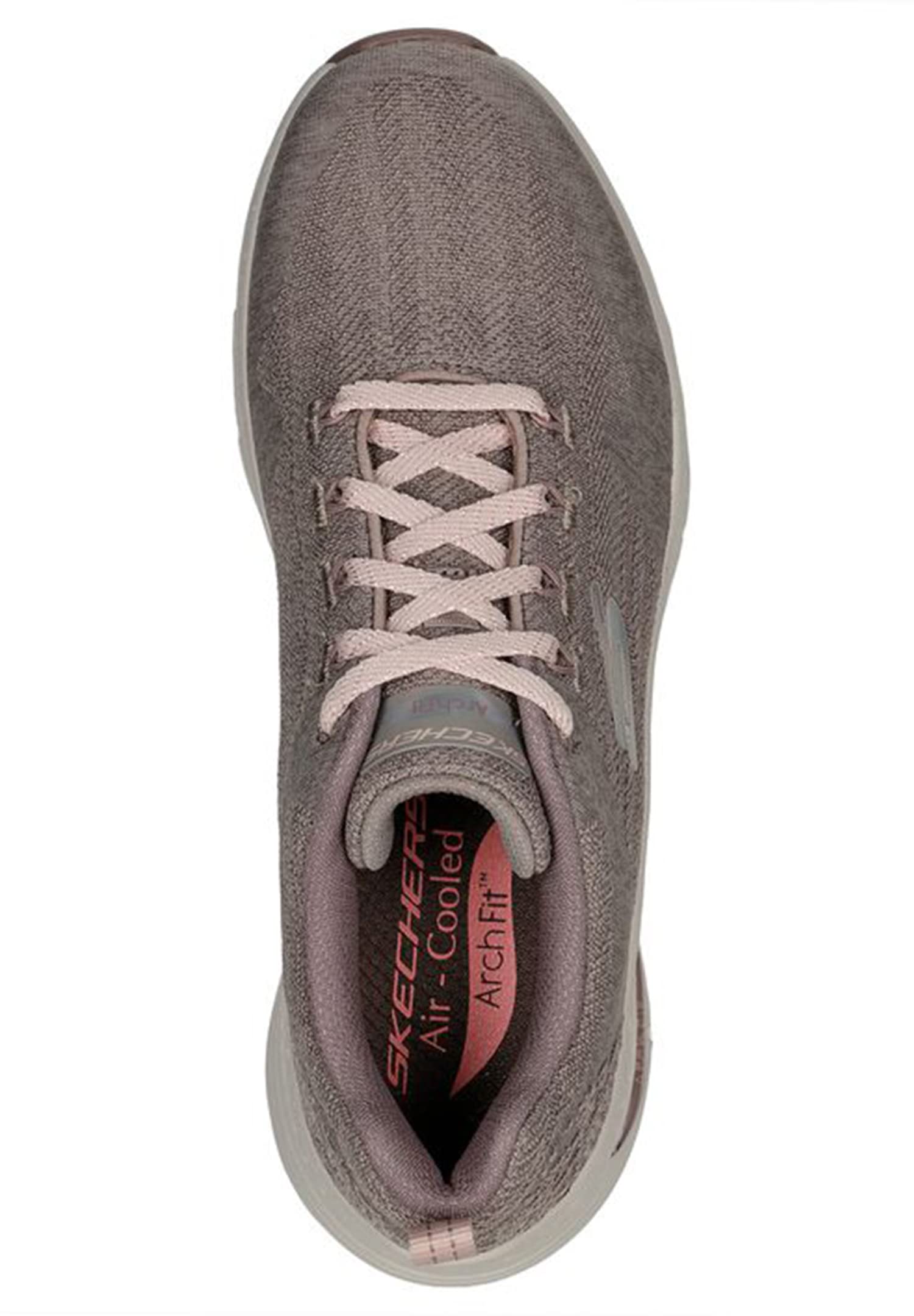 Skechers Women's Arch Fit - Comfy Wave - Dark Taupe Knit/Trim - US 9