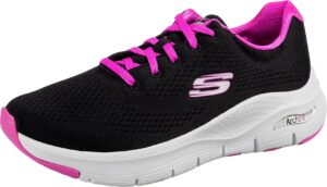 skechers women's arch fit - bkfs - us 11 black